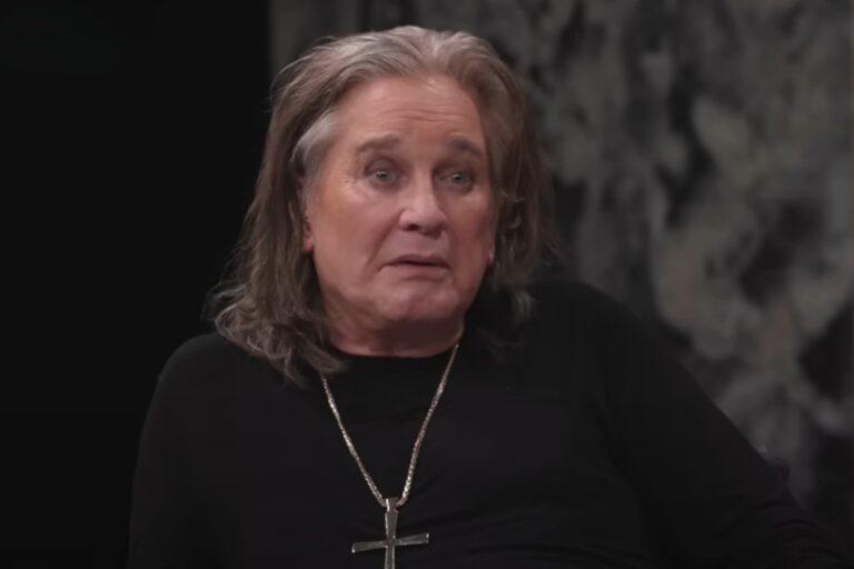 Marilyn Manson Looks Sad At Ozzy's Funeral - Alternative Nation